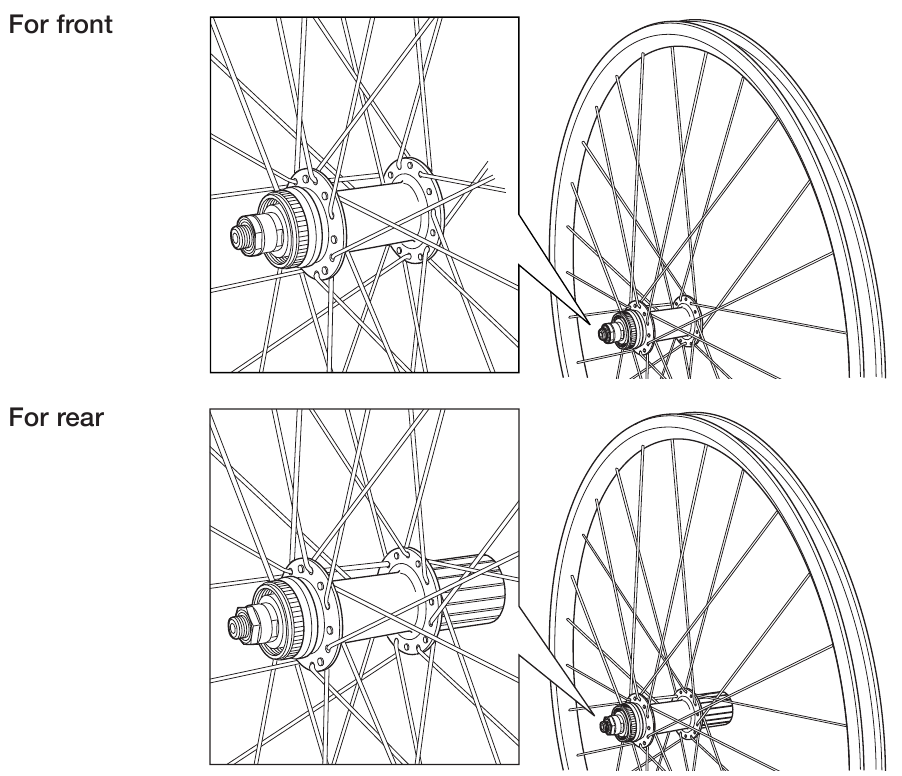 Shimano WH-M505, WH-MT15 - Wheel Technical Service Manual | ManualsLib