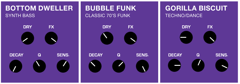 Mxr M82 bass envelope filter - Music Pedal Manual | ManualsLib