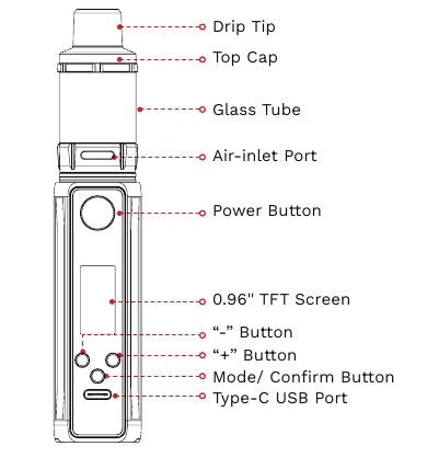 Vaporesso TARGET 100 - Mod Kit Manual | ManualsLib