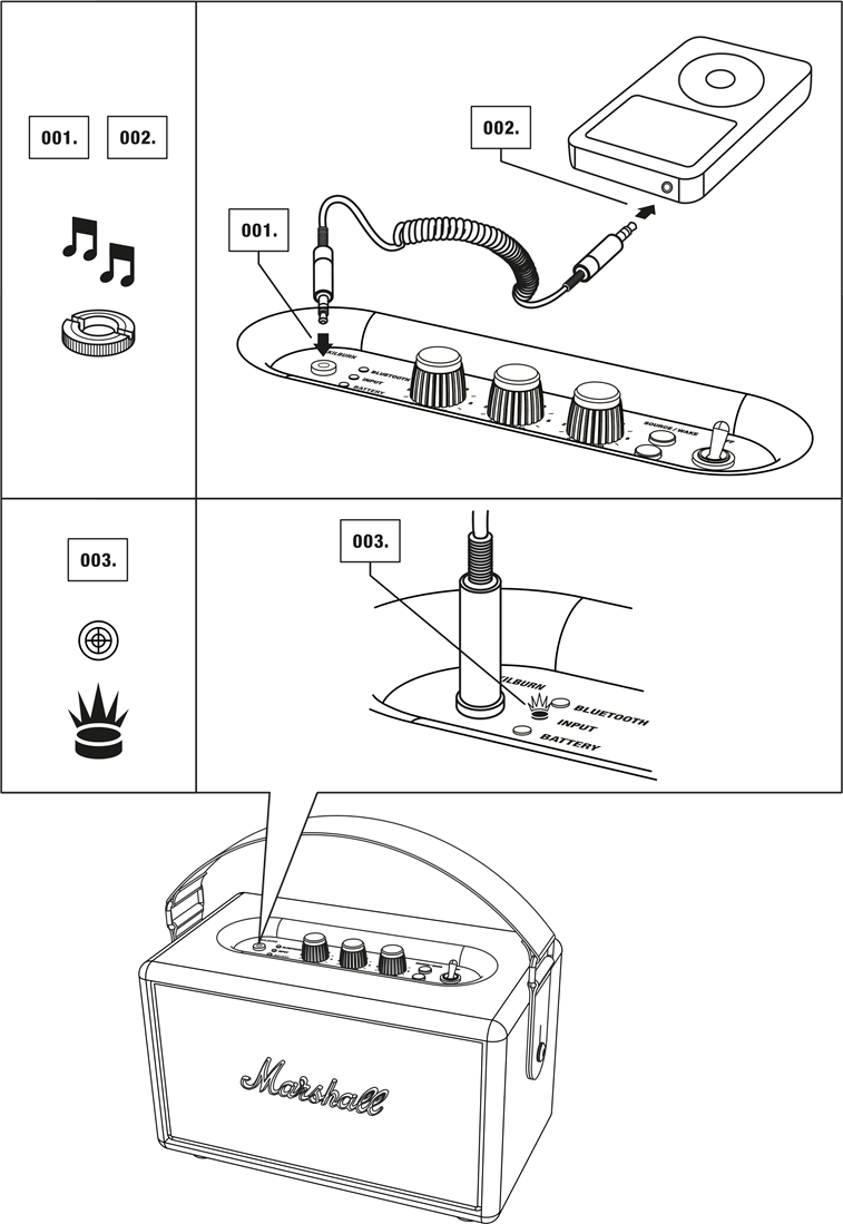 Marshall Kilburn - Portable Active Stereo Speaker Manual | ManualsLib