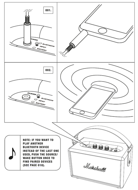 Marshall Kilburn - Portable Active Stereo Speaker Manual | ManualsLib