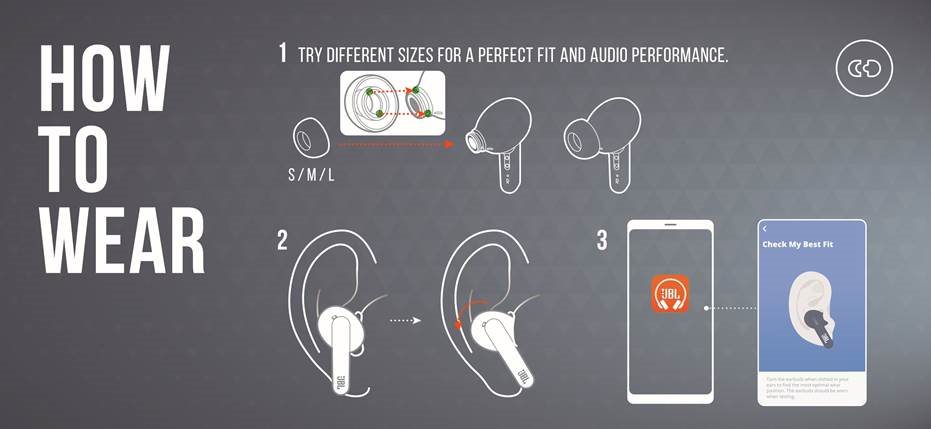 JBL Harman Live Pro 2 TWS - True Wireless Earbuds Quick Start Guide ...