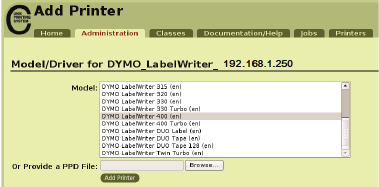 Dymo LabelWriter Print Server for LabelWriter 400 and later series ...