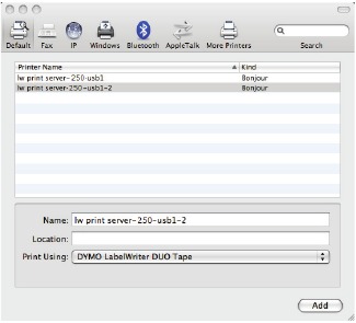 Dymo LabelWriter Print Server for LabelWriter 400 and later series ...