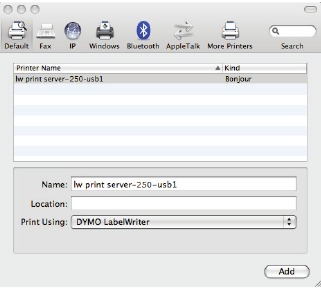 Dymo LabelWriter Print Server for LabelWriter 400 and later series ...