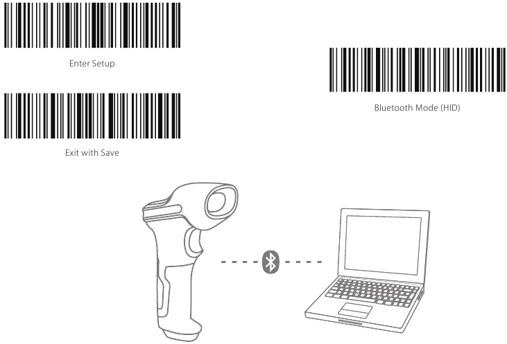 Inateck P7 - Bluetooth Wireless Barcode Scanner with 100M Ultra Long ...