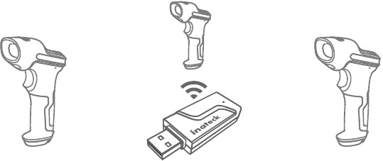 Inateck P7 - Bluetooth Wireless Barcode Scanner with 100M Ultra Long ...