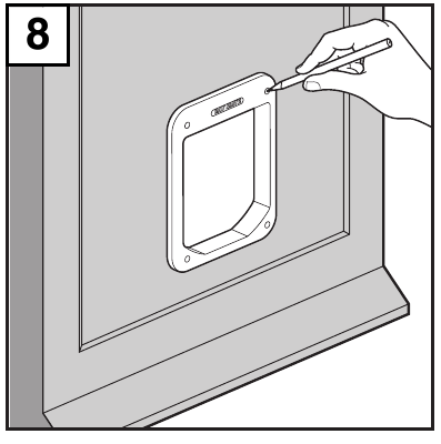 CAT MATE MICROCHIP CAT FLAP 360 - Pet Door Manual | ManualsLib