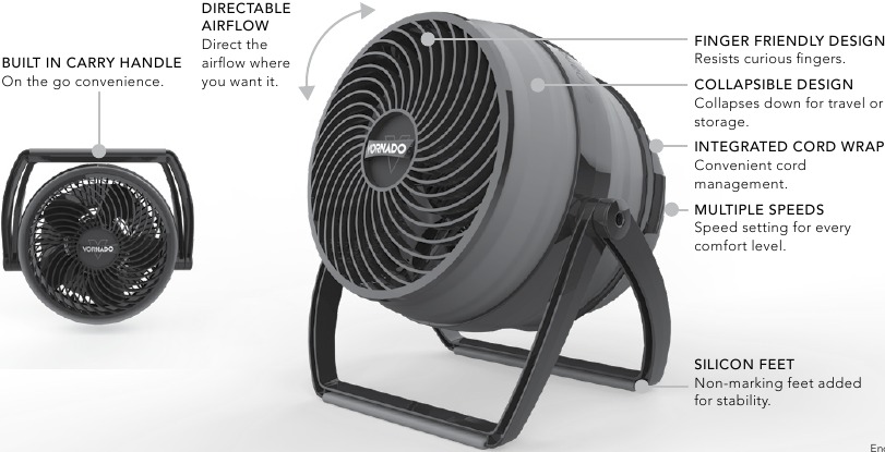Vornado EXPAND4, EXPAND6 - Travel Air Circulator Manual | ManualsLib