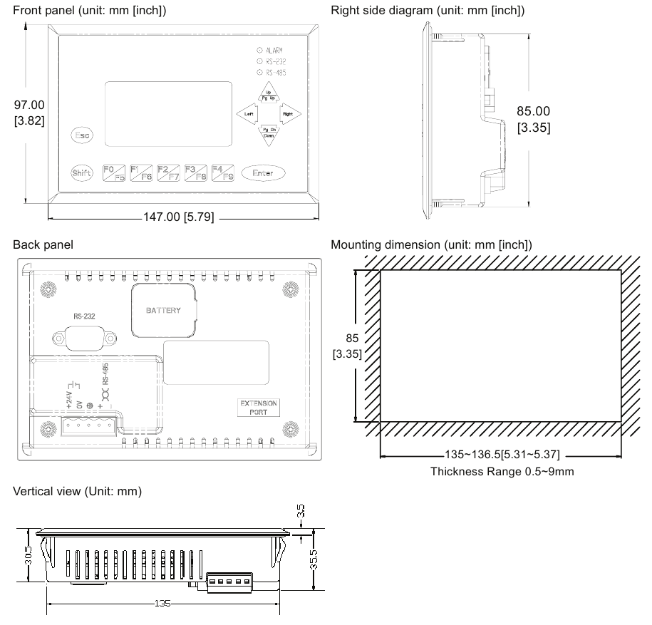 Delta TP04 Series - Control Panel Instructions | ManualsLib