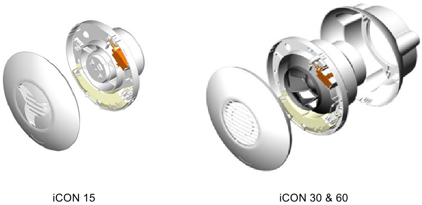 Airflow ICON Series 30 / 60 / 15 - 230V Fan Installation Manual ...