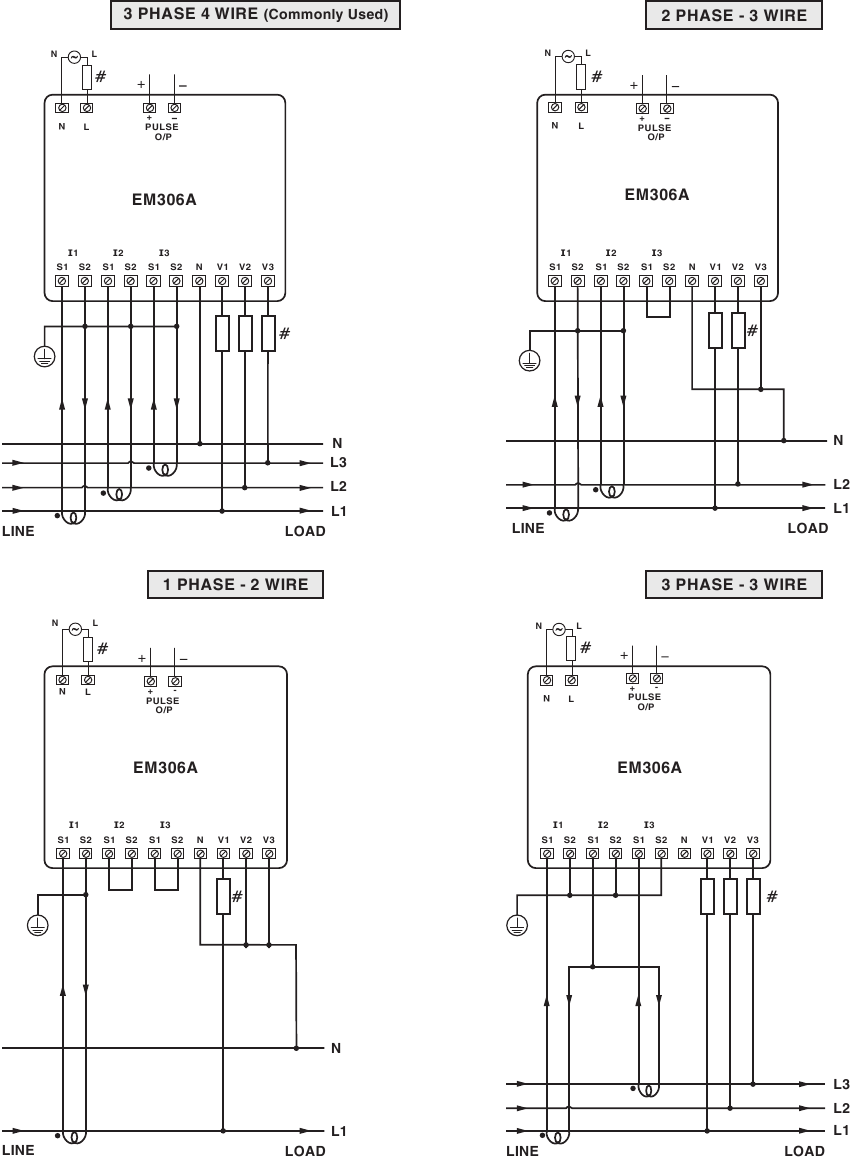 Selec EM306A - Digital Energy Meter Manual | ManualsLib