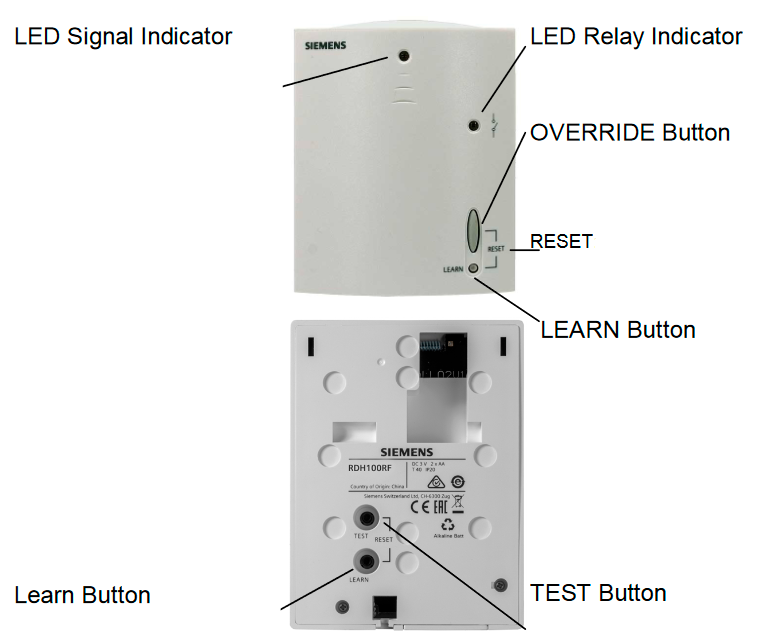 Siemens RDH100RF/SET - Thermostat Manual | ManualsLib