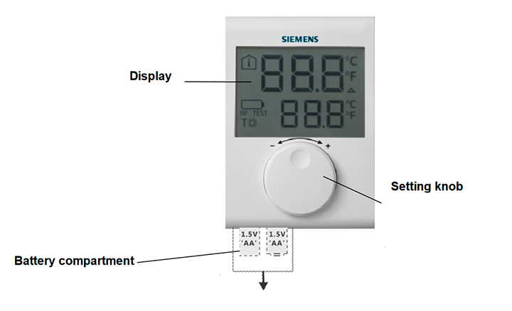 Siemens RDH100RF/SET - Thermostat Manual | ManualsLib