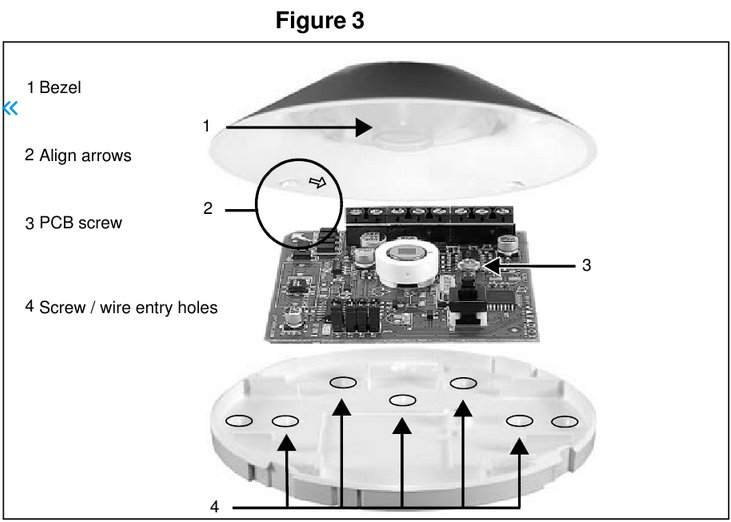 Paradox Paradome DG467 - Ceiling-Mount Digital Motion Detector Manual ...