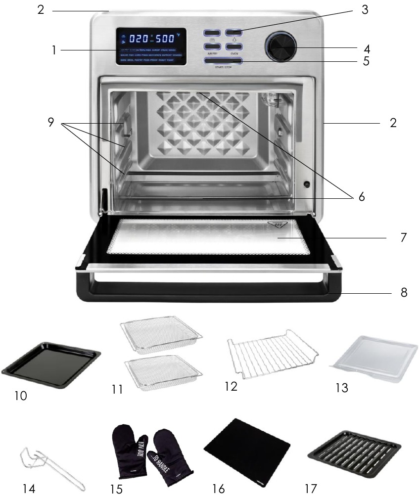 Kalorik MAXX AFO 50932 AMZ - Air Fryer Oven Manual | ManualsLib