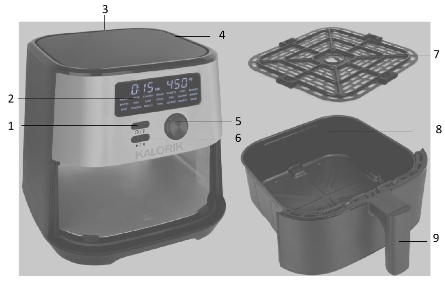 Kalorik MAXX FT 50929 OW, FT 50931 OW, FT 50930 OW - Air Fryer Manual ...
