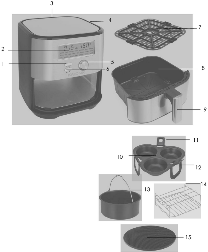 Kalorik MAXX Plus FT 50928 OW - Air Fryer Manual | ManualsLib