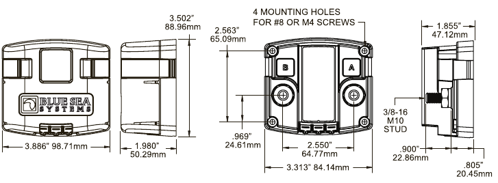 Blue Sea Systems SI Series 7610 - Automatic Charging Relay Installation ...
