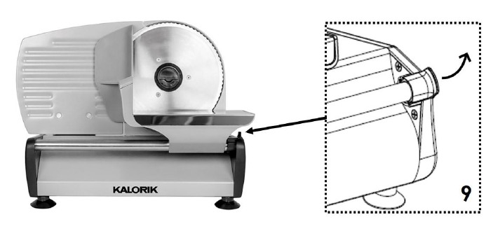 Kalorik AS 45493 - Food Slicer Manual | ManualsLib