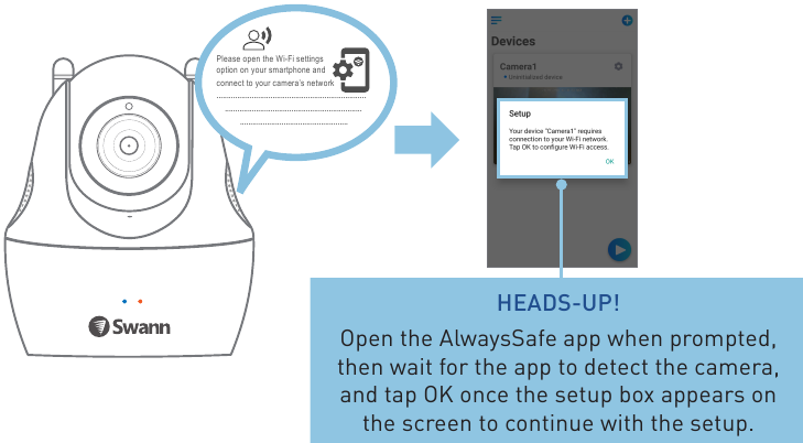 Swann SWWHD-PTCAM - Pan & Tilt Wi-Fi Camera Quick Start Guide | ManualsLib