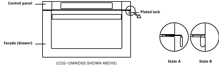 Cosmo COS-12MWDSS, COS-12MWDSS-NH - Microwave Drawer Manual | ManualsLib