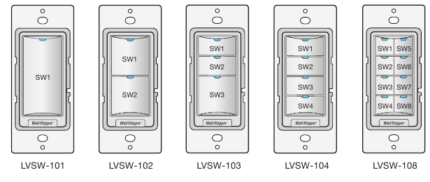 Wattstopper LVSW-101 /103 / 102 / 104 / 108 Installation Manual ...