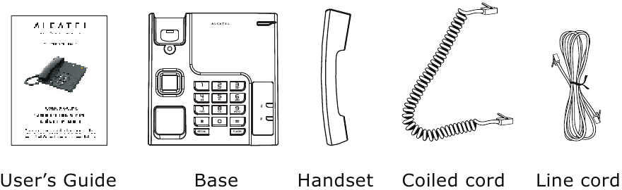 Alcatel T26 - Basic Telephone User Guide | ManualsLib