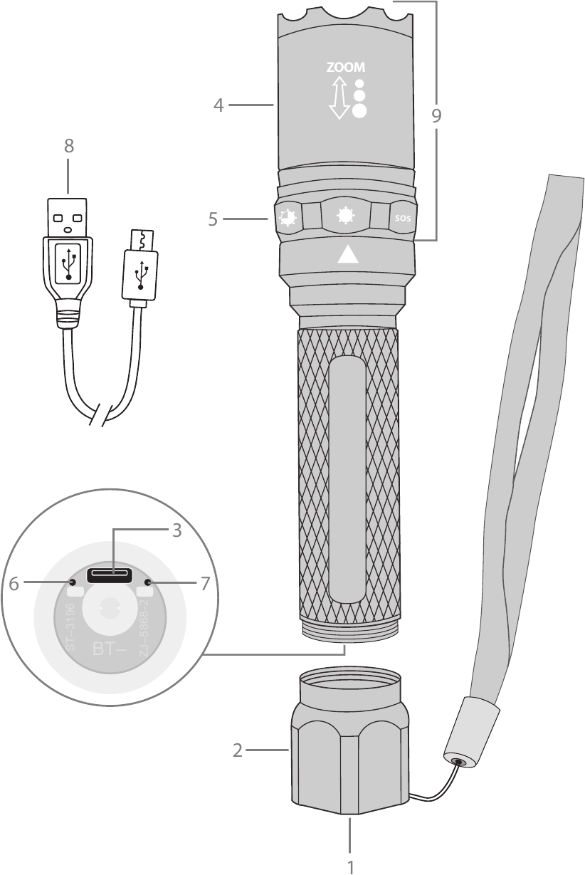 Brennenstuhl LuxPremium LED TL 400 AFS - Led Flashlight Manual | ManualsLib