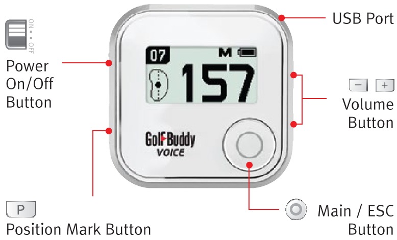 Golf Buddy VOICE - Range Finder Quick Start Guide | ManualsLib