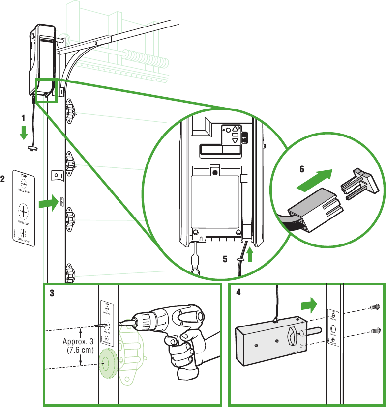 Chamberlain RJO70 - Wall Mount Garage Door Opener Installation Manual ...