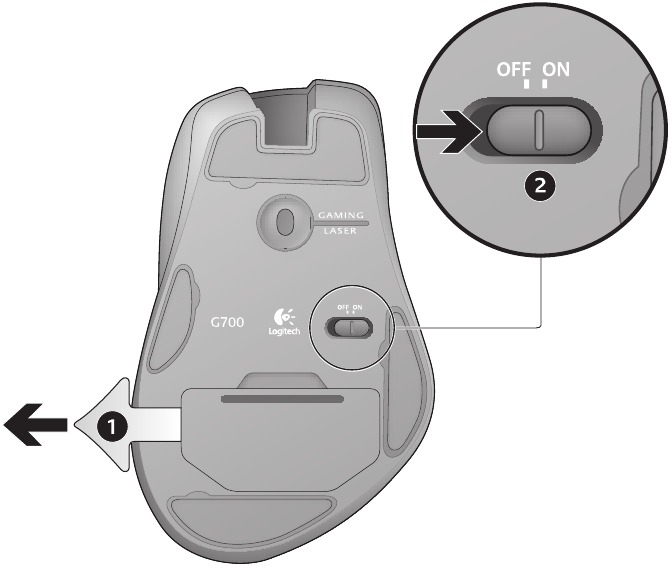 Logitech G700 - G Wireless Gaming Mouse Quick Start Guide | ManualsLib