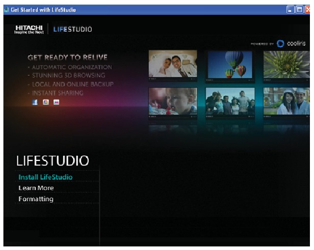 Hitachi LIFESTUDIO Desk - External Hard Drive Quick Start Guide ...
