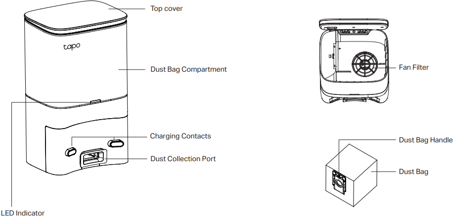 TP-Link Tapo RV30C Plus, Tapo RV30C - LiDAR Navigation Robot Vacuum ...