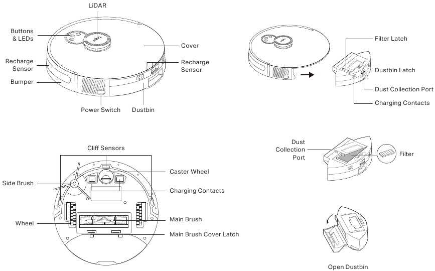 TP-Link Tapo RV30C Plus, Tapo RV30C - LiDAR Navigation Robot Vacuum ...