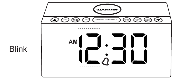 ANJANK AC-190 - Wireless Charging Digital LED Alarm Clock MAnual ...