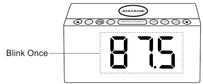 ANJANK AC-190 - Wireless Charging Digital LED Alarm Clock MAnual ...