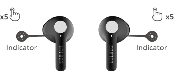 EDIFIER X2s - True Wireless Earbuds Headphones Manual | ManualsLib