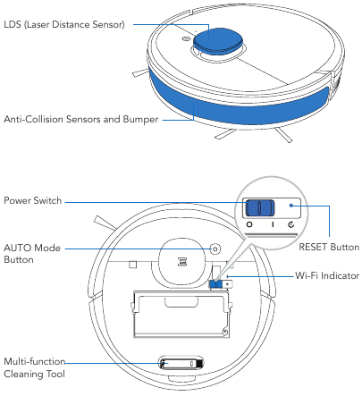 ECOVACS DEEBOT OZMO 950 - Up to 200 Minutes of Vacuuming & Mopping ...