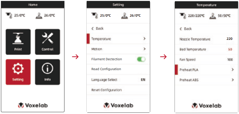 Voxelab Aquila X2- 3D Printer with Filament Detection Manual | ManualsLib
