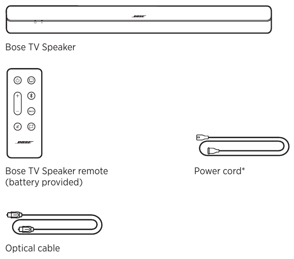 Bose TV Speaker - Soundbar for TV with Bluetooth and HDMI-ARC Manual ...