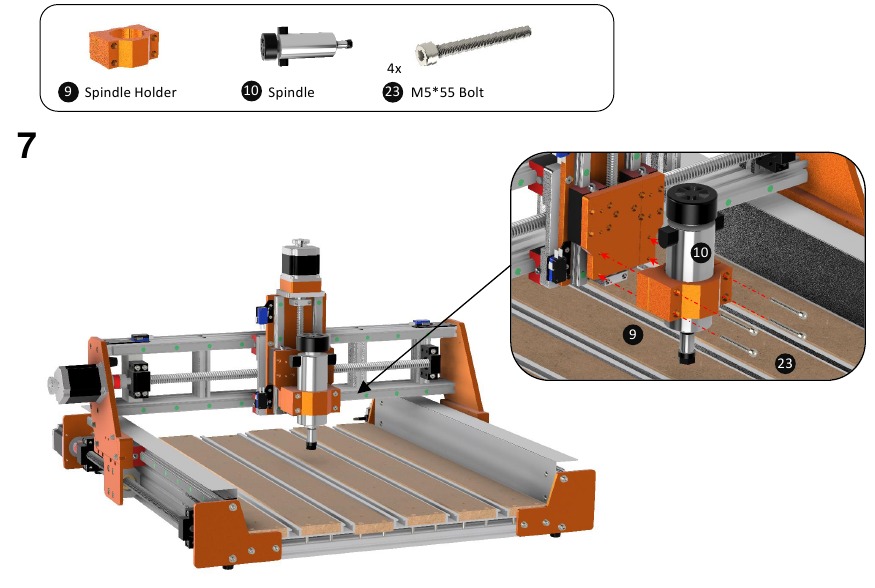 FoxAlien VASTO - CNC Router Machine Manual | ManualsLib