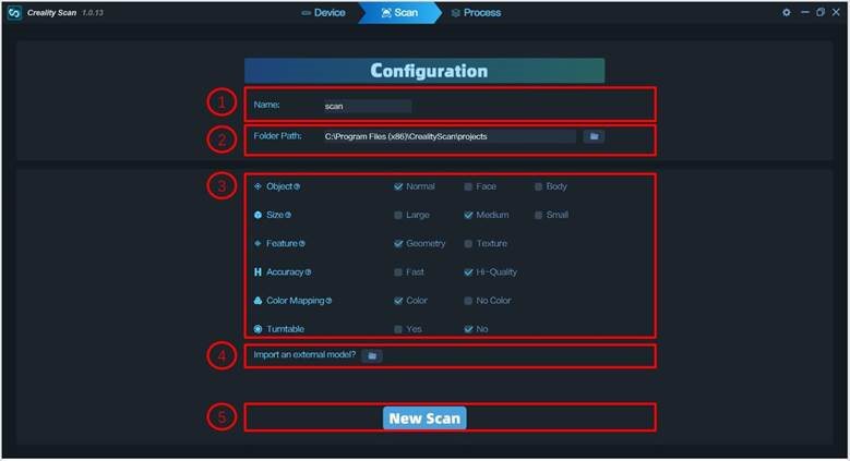 Creality CR-Scan Ferret 3D Scanner Manual | ManualsLib