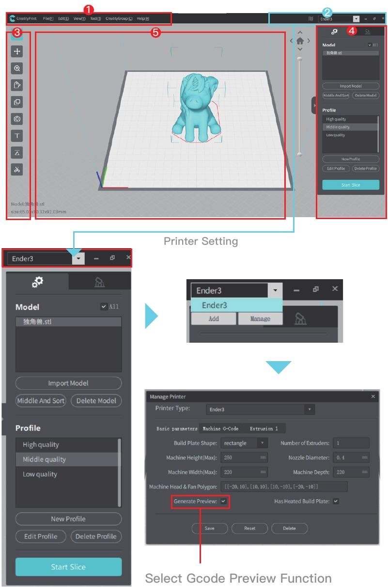 Creality 3D Pad Mini - 4.3 Inches Display Screen Kit Manual | ManualsLib