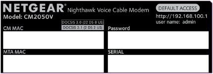 NETGEAR Nighthawk CM2050V - 2.5Gbps Internet Ultra-High Speed Cable ...
