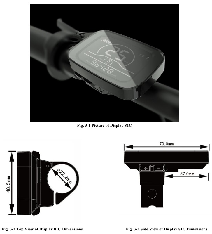 Yolin YL81C-B - E-bike Display & Controller Manual | ManualsLib