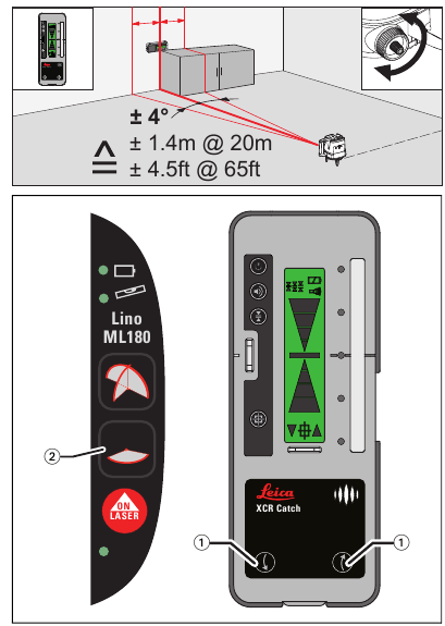 Leica Lino ML90, ML180 - Multi-Line Laser Manual | ManualsLib
