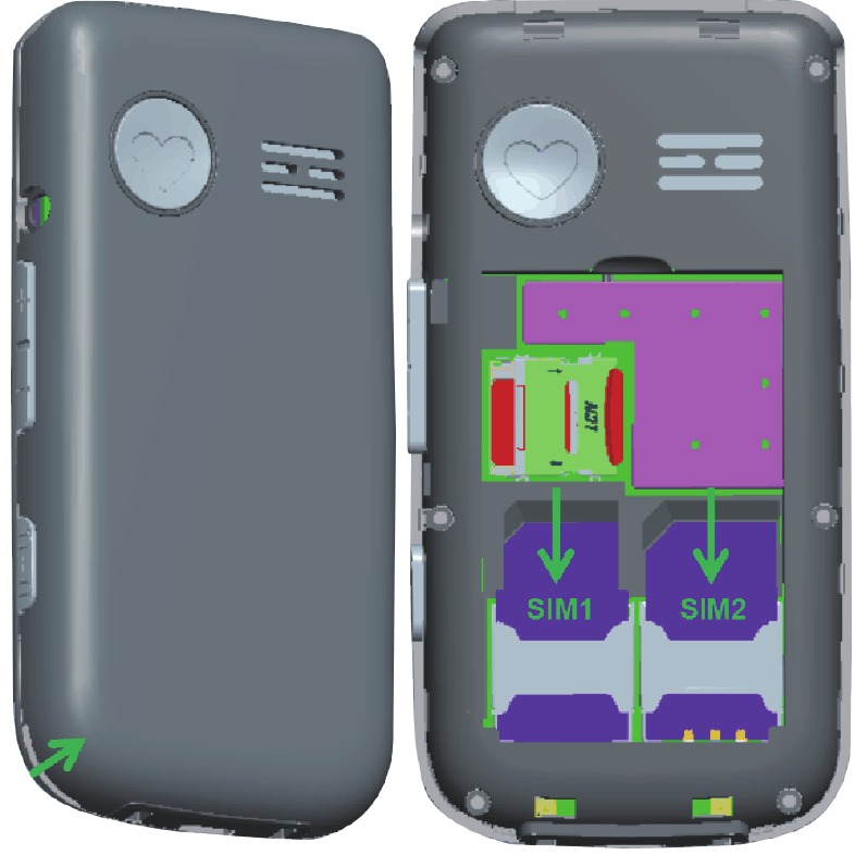 Artfone F20 - Big Button Mobile Phone with SOS Button Manual | ManualsLib