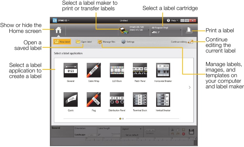 Dymo XTL 500 - Industrial Labeller Quick Start Guide | ManualsLib