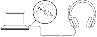 Logitech ZONE 750 - Wired Noise-Canceling USB Headset Manual | ManualsLib